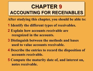 Chapter 09 ACCOUNTING FOR RECEIVABLES.ppt
