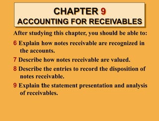 Chapter 09 ACCOUNTING FOR RECEIVABLES.ppt