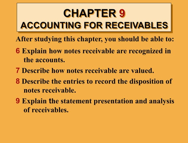 Chapter 09 ACCOUNTING FOR RECEIVABLES.ppt