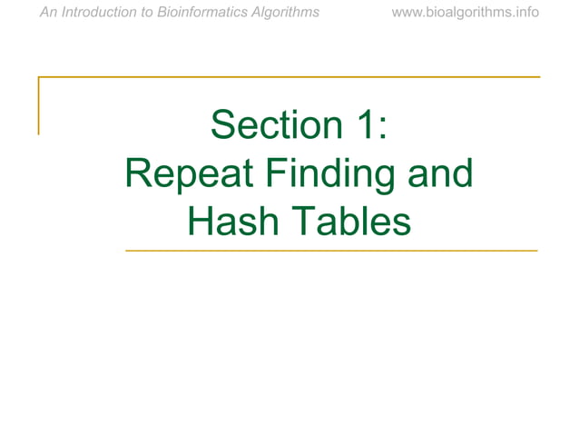 Ch09 combinatorialpatternmatching | PDF | Chemistry | Science