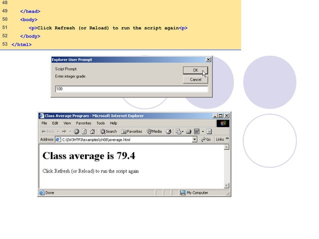JavaScript Control Statements I | PPT | Web Development | Internet