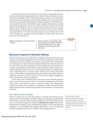 Ch09 managing decision making and problem solving | PDF