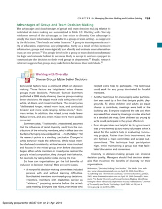 Ch09 managing decision making and problem solving | PDF