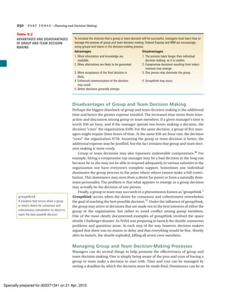Ch09 managing decision making and problem solving | PDF