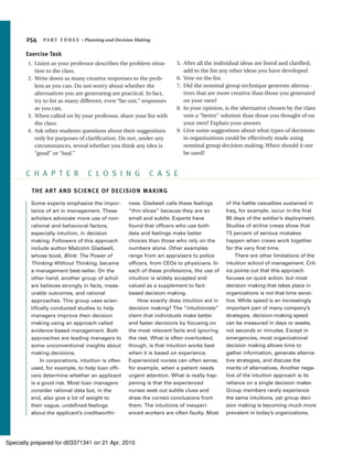 Ch09 managing decision making and problem solving | PDF