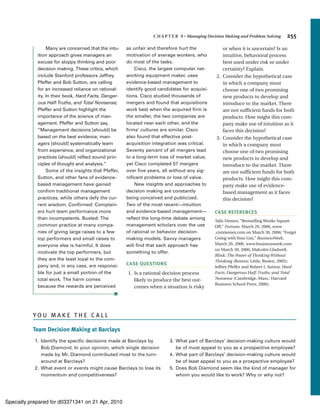 Ch09 managing decision making and problem solving | PDF