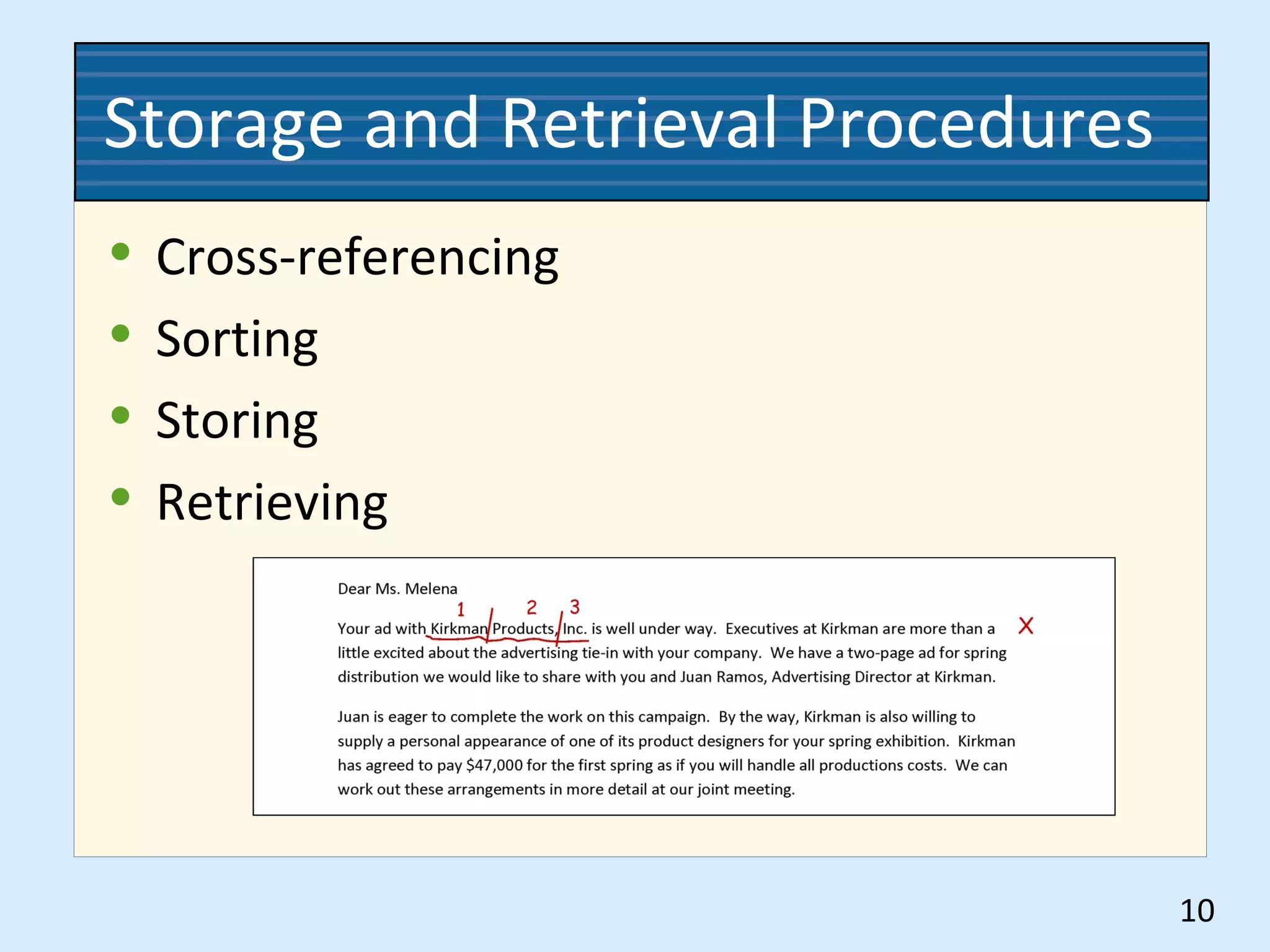 Ch09 records management | PPT