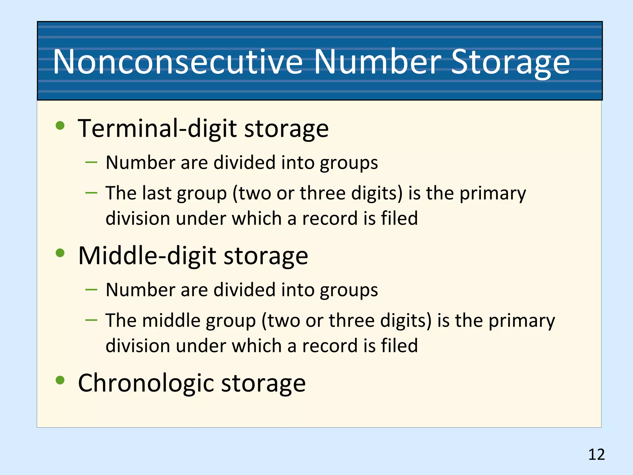 Ch09 records management | PPT