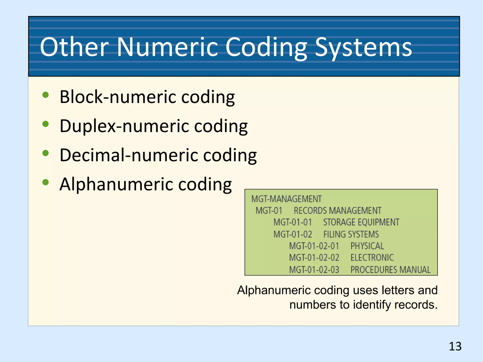 Ch09 records management | PPT