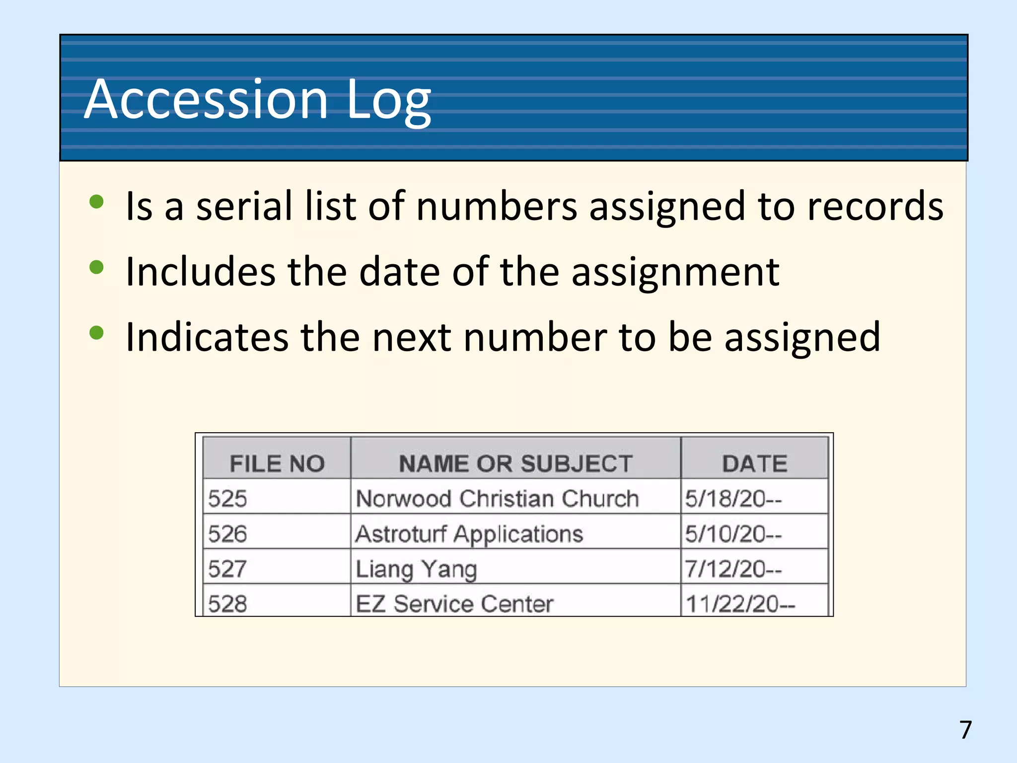 Ch09 records management | PPT