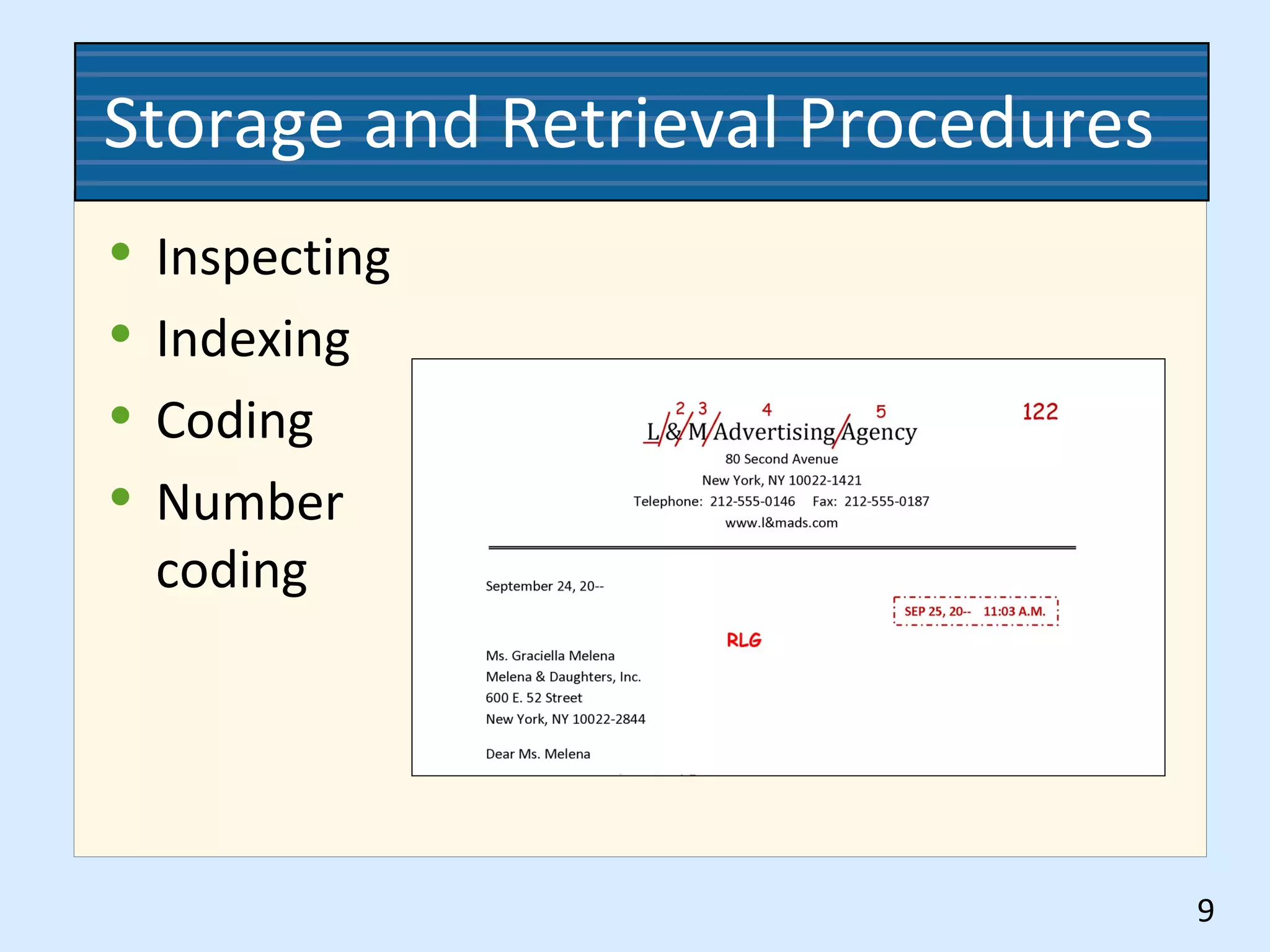 Ch09 records management | PPT