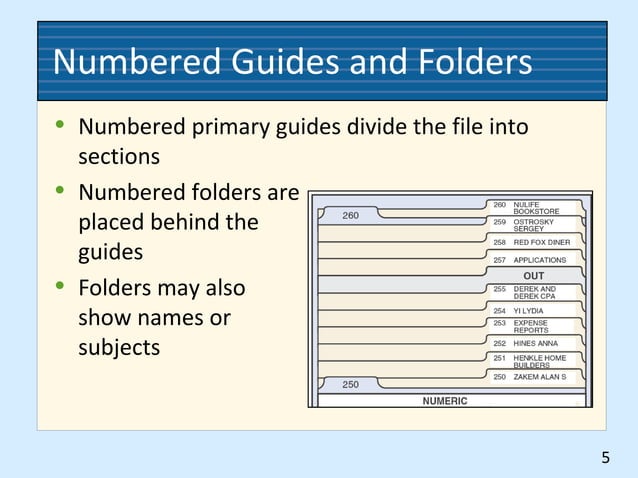 Ch09 records management | PPT