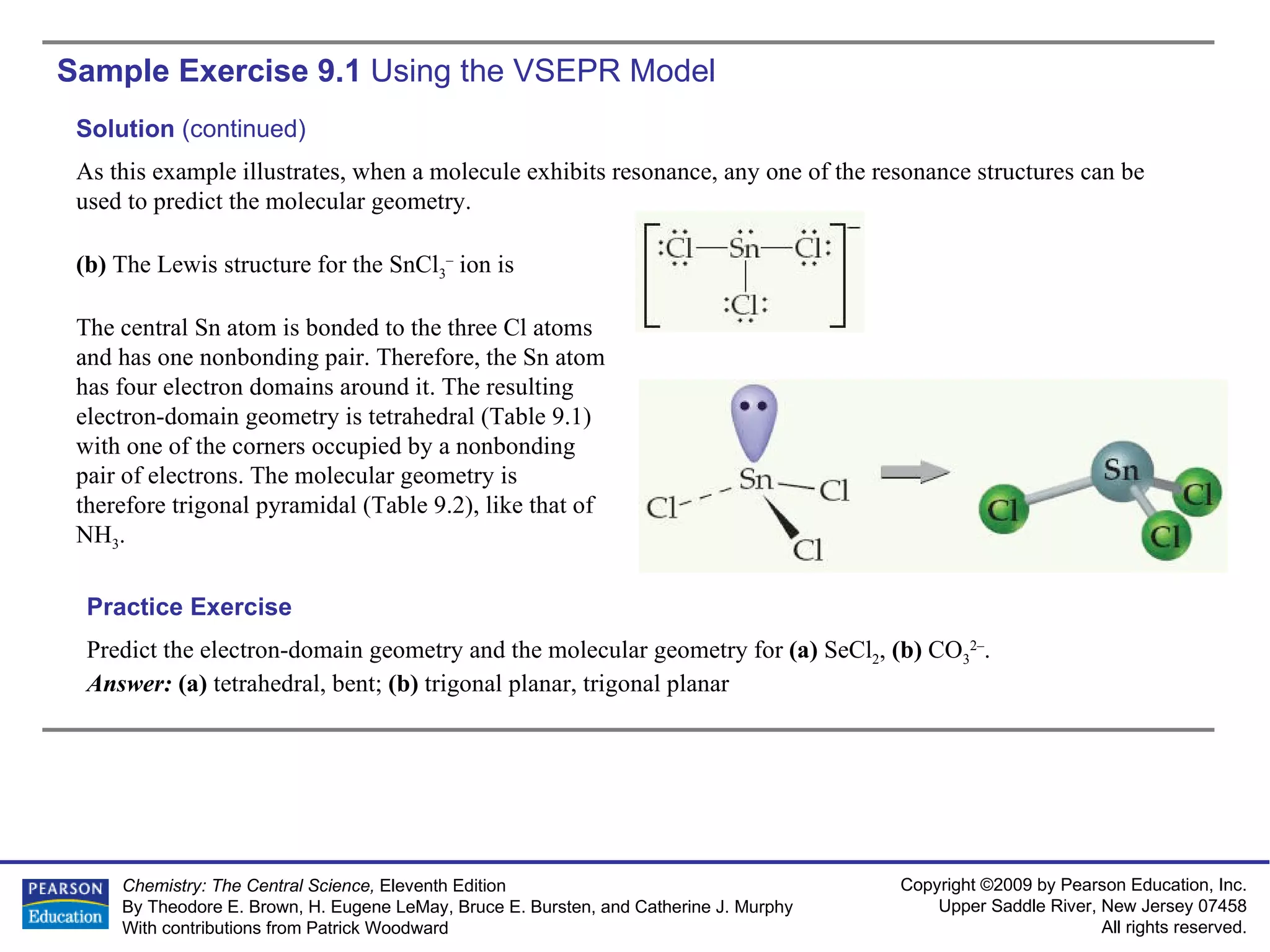 AP Chemistry Chapter 9 Sample Exercise | PPT
