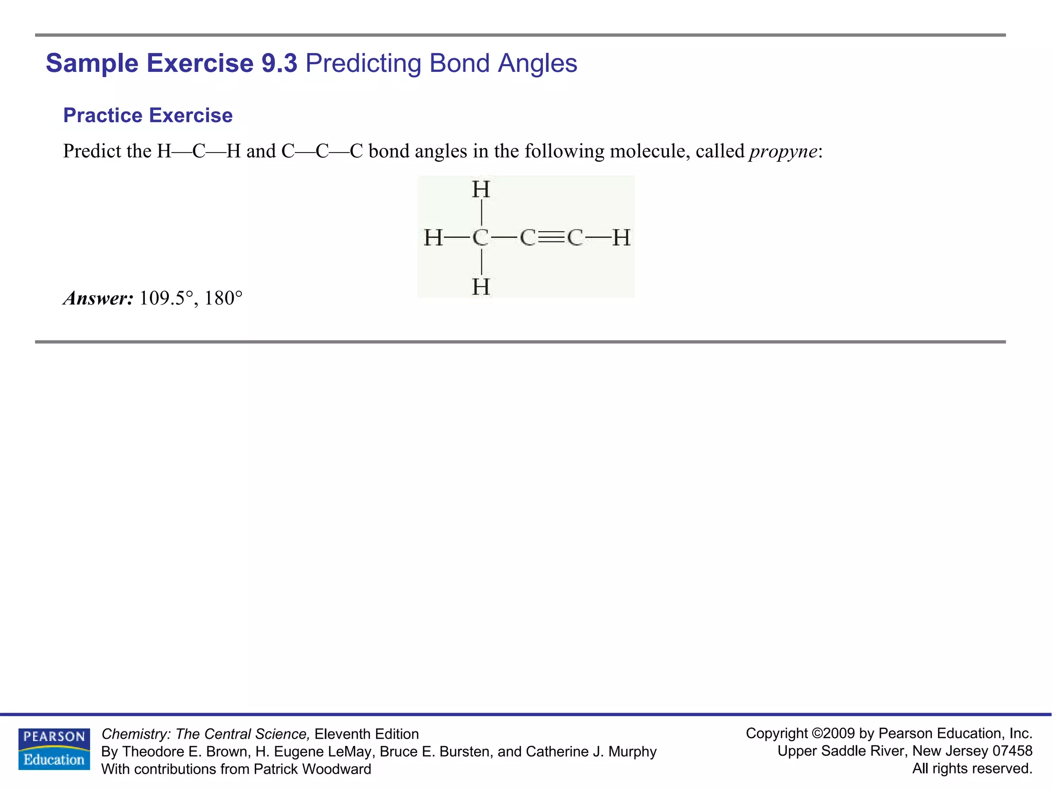 AP Chemistry Chapter 9 Sample Exercise | PPT