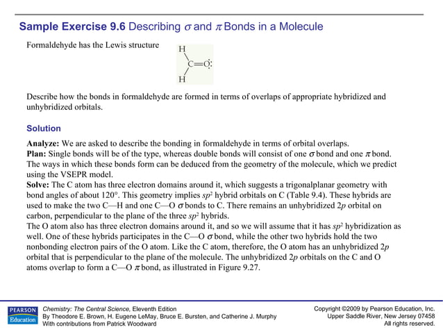 AP Chemistry Chapter 9 Sample Exercise | PPT