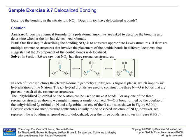 AP Chemistry Chapter 9 Sample Exercise | PPT | Chemistry | Science