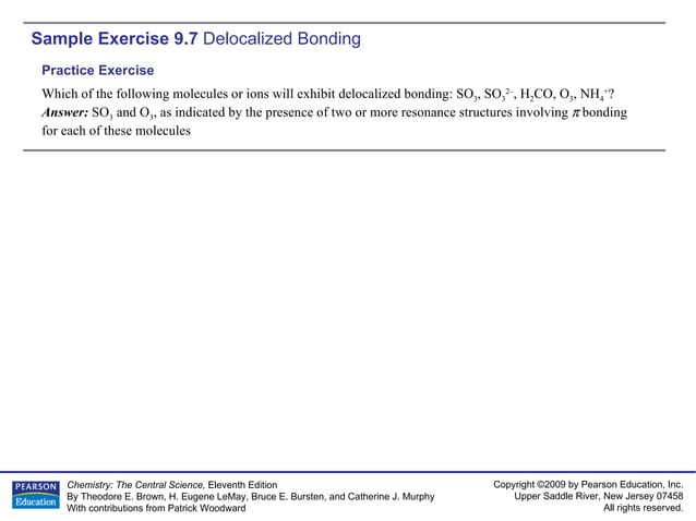 AP Chemistry Chapter 9 Sample Exercise | PPT | Chemistry | Science