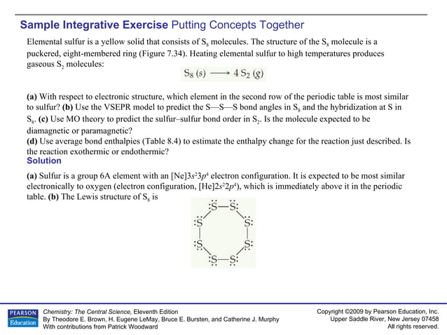 AP Chemistry Chapter 9 Sample Exercise | PPT | Chemistry | Science