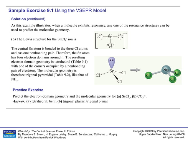 AP Chemistry Chapter 9 Sample Exercise | PPT | Chemistry | Science