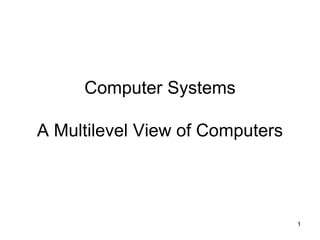 Ch0 computer systems overview | PPT