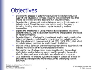 Identifying and Serving Students with Behavior Problems | PPT