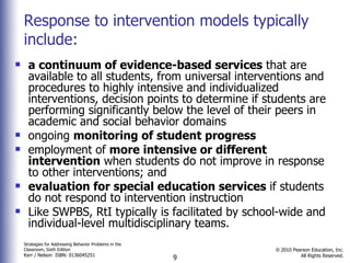 Identifying and Serving Students with Behavior Problems | PPT