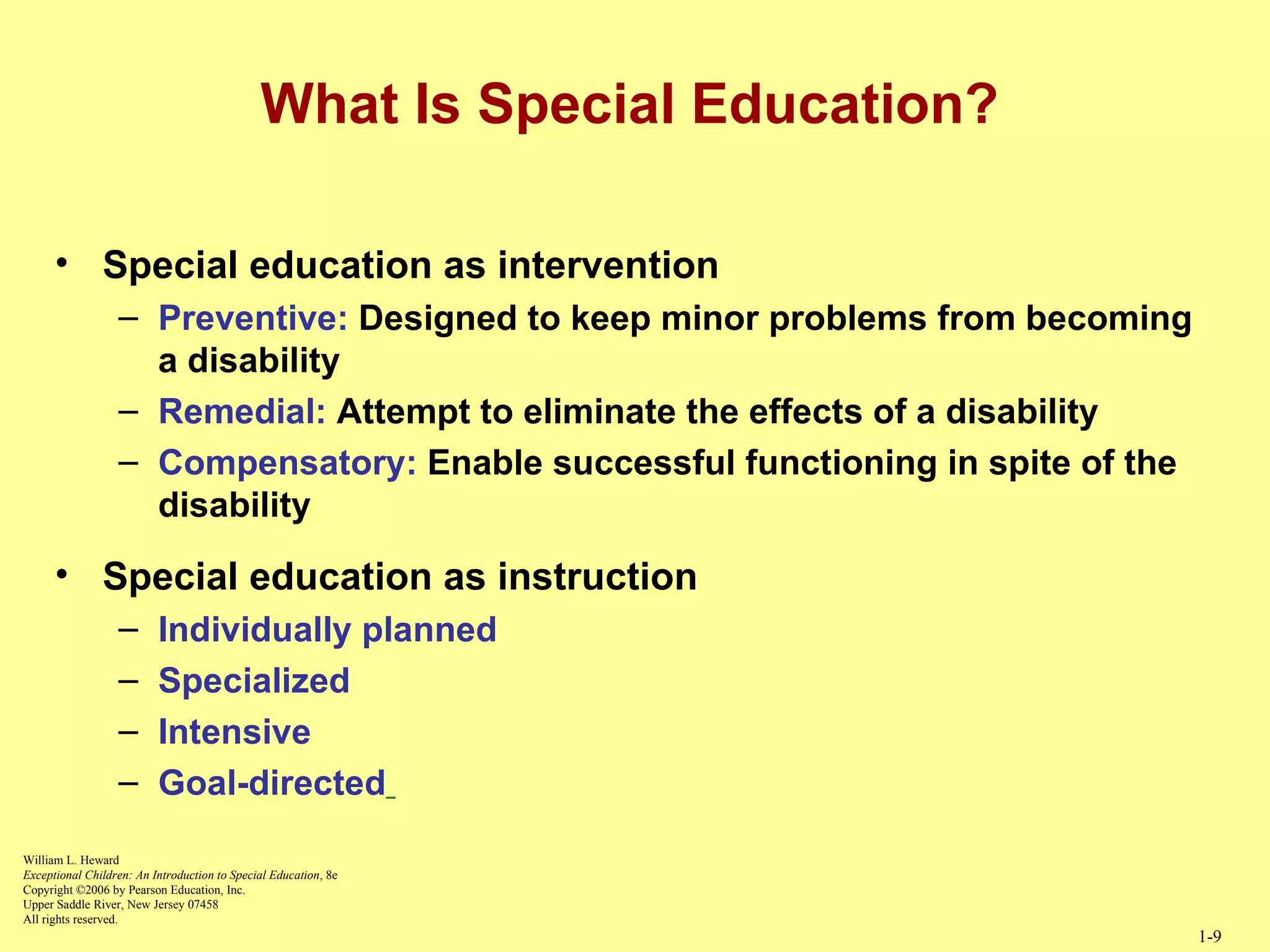 Introduction to Special Education | PPT