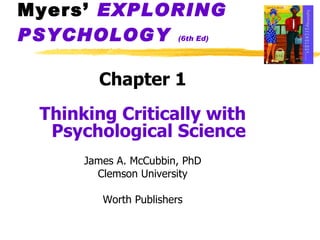 AR Psych Chapter 1 | PPT