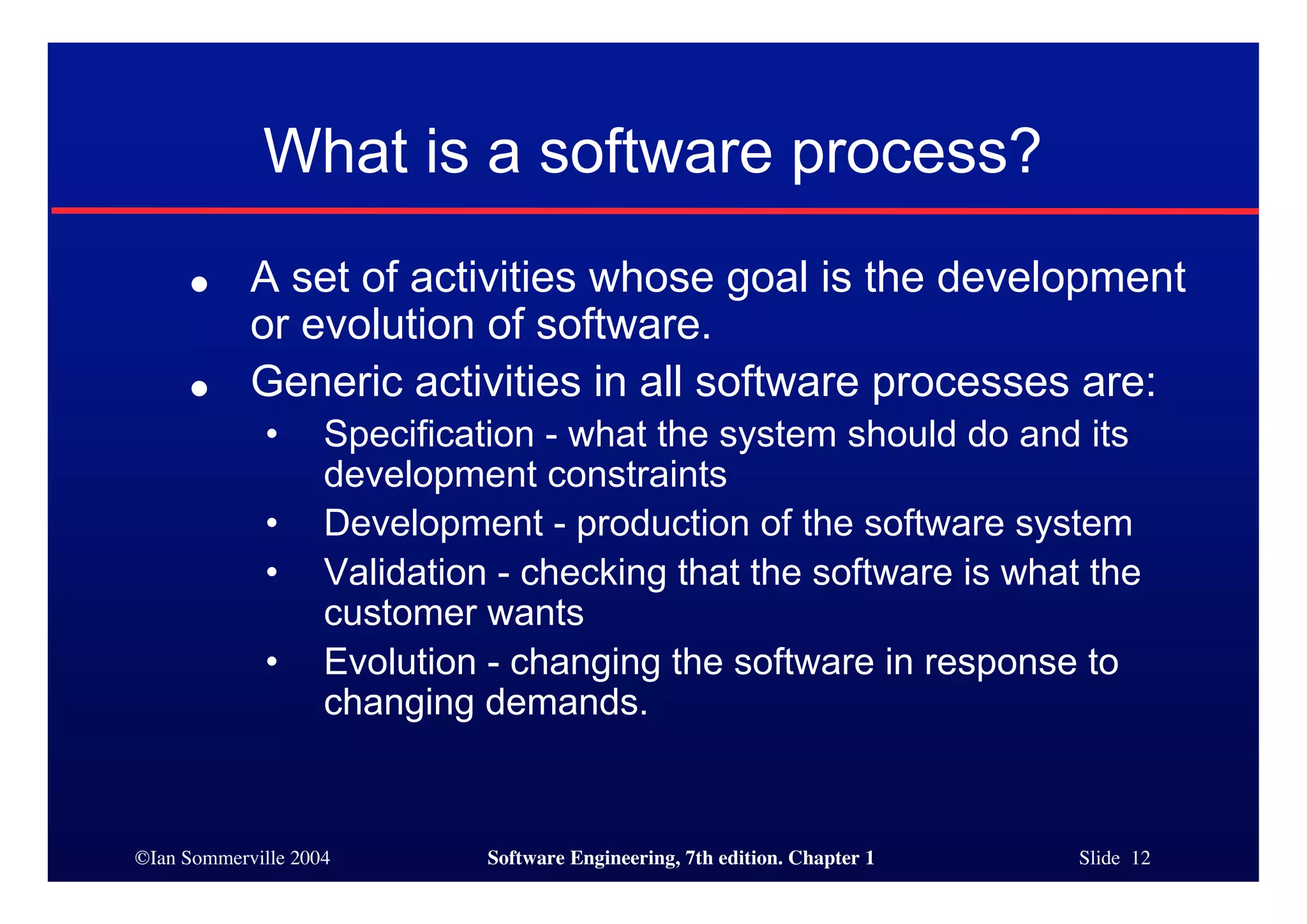 Software Engineering - Ch1 | PDF