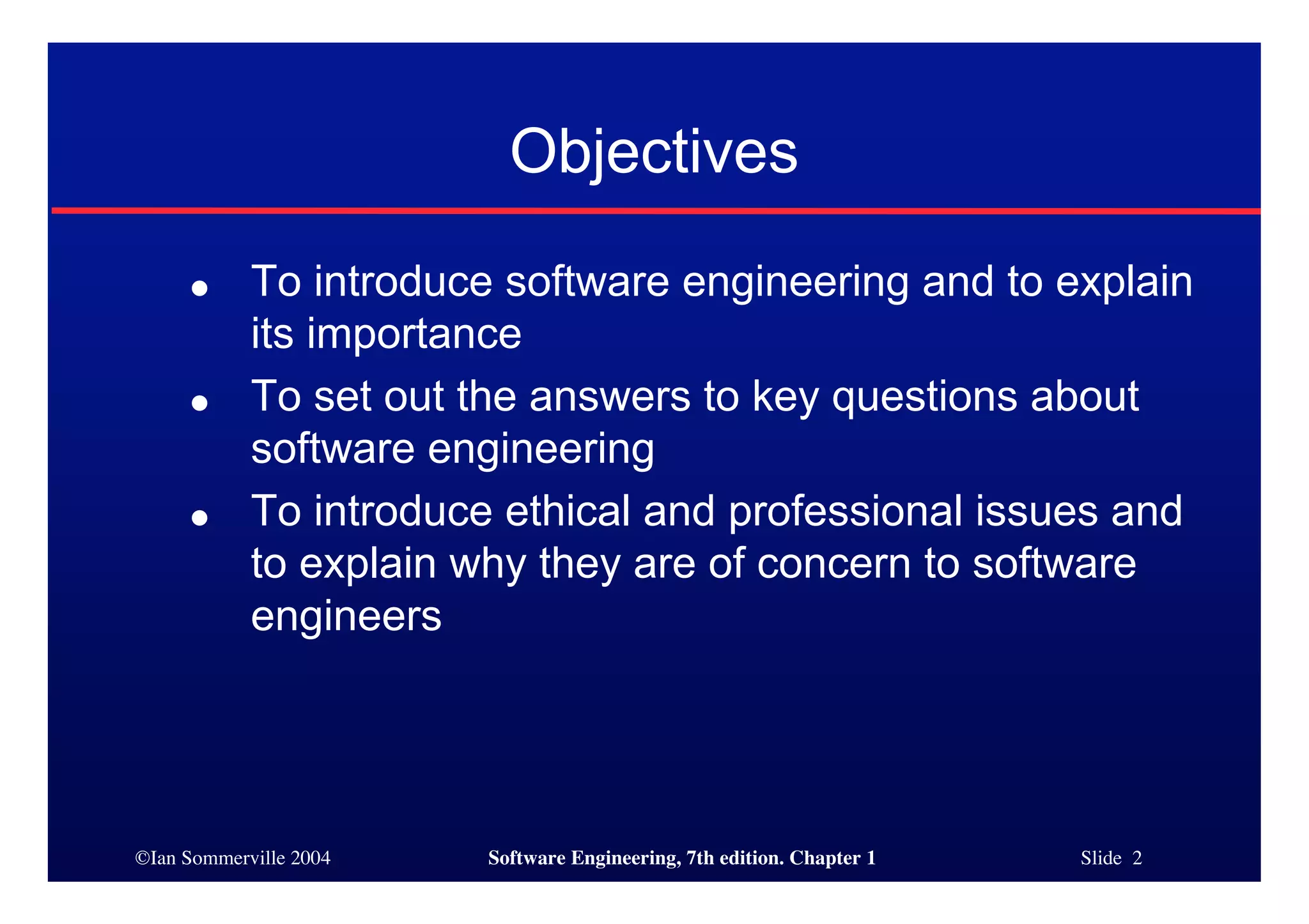 Software Engineering - Ch1 | PDF
