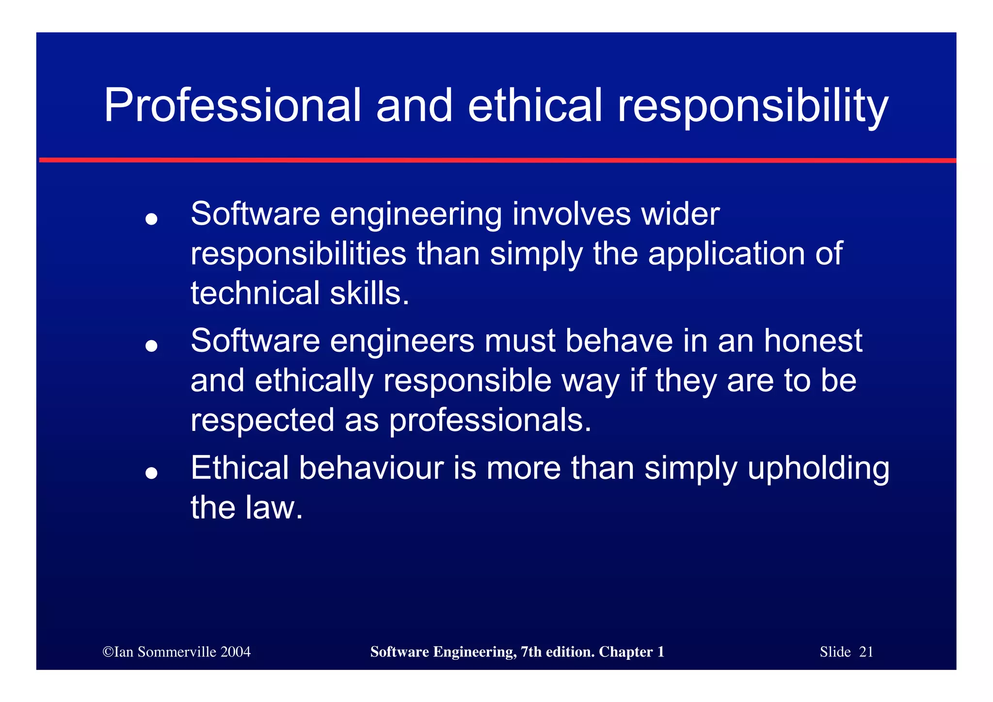 Software Engineering - Ch1 | PDF