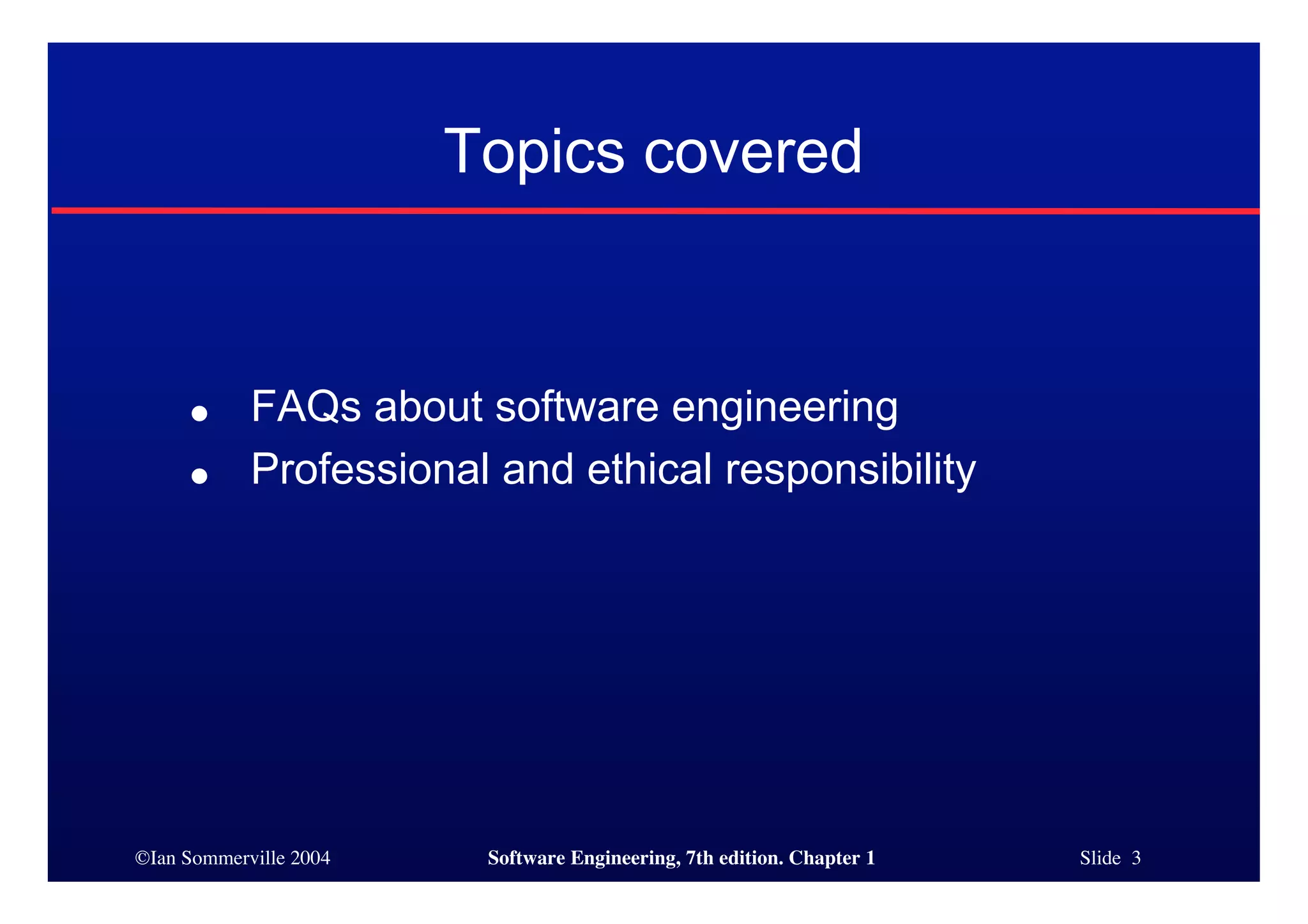 Software Engineering - Ch1 | PDF