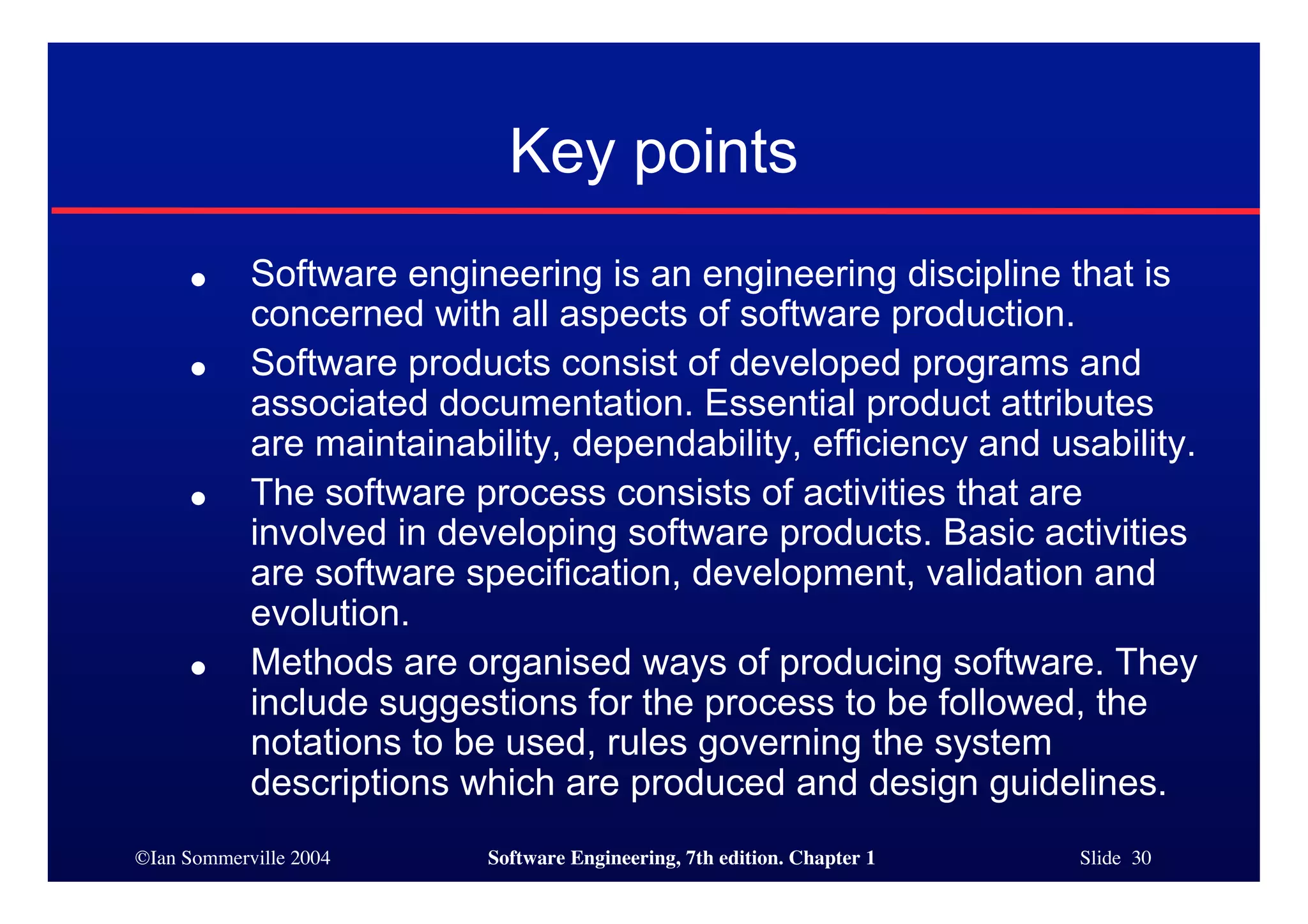 Software Engineering - Ch1 | PDF