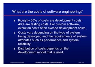 Software Engineering - Ch1 | PDF