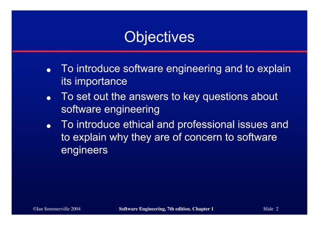 Software Engineering - Ch1 | PDF