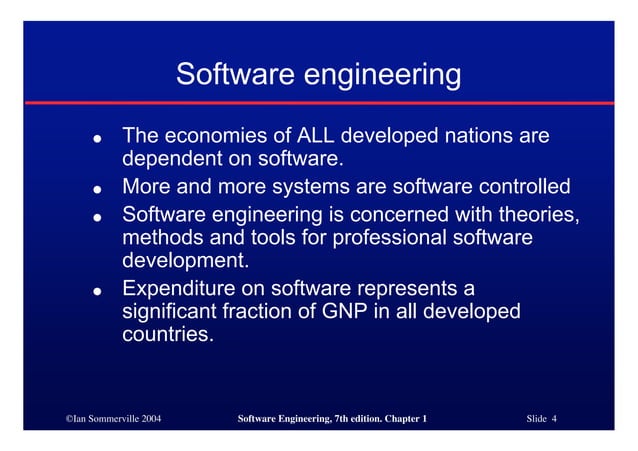 Software Engineering - Ch1 | PDF