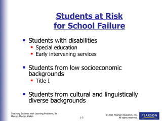SPED420_ch1_lect | PPT | Special Education | Education