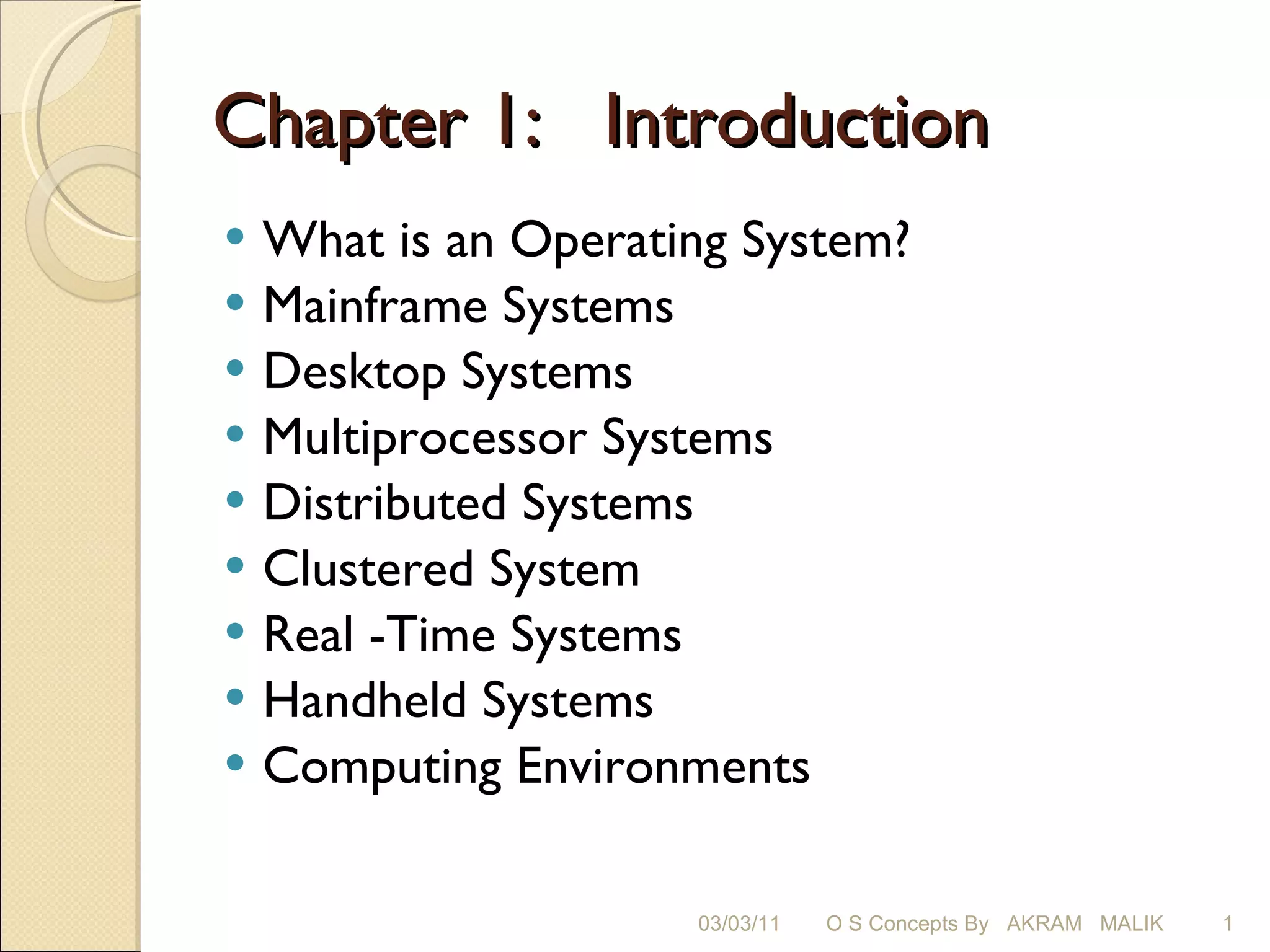 Concepts of o s chapter 1 | PPT