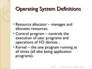Concepts of o s chapter 1 | PPT