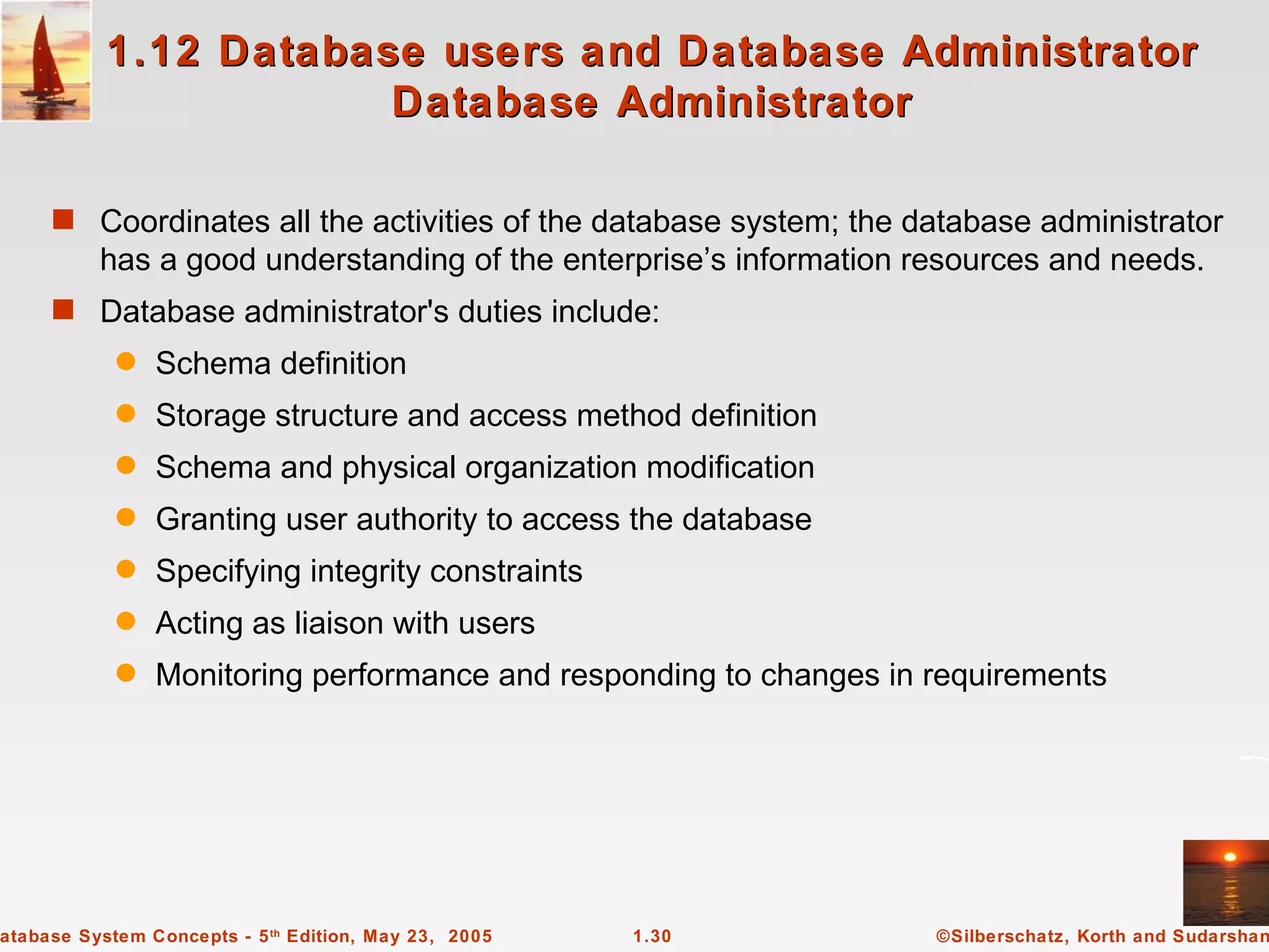 Database Systems Concepts, 5th Ed | PPT | Databases | Computer Software ...