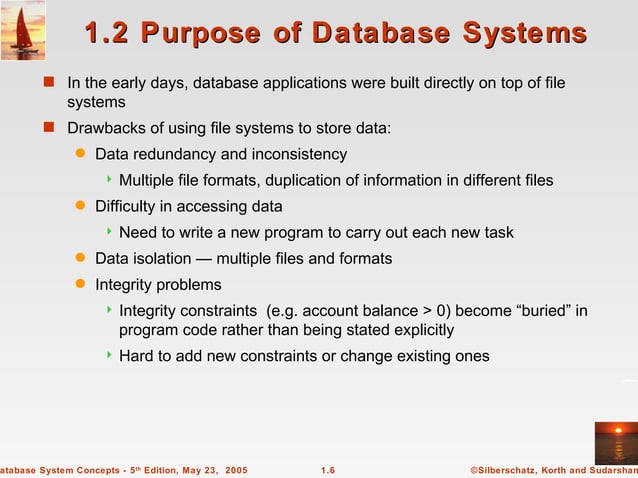Database Systems Concepts, 5th Ed | PPT | Databases | Computer Software ...