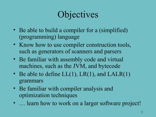 Compiler Construction | PPT