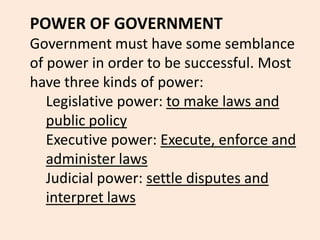 Ch1: Foundation of Government | PPTX