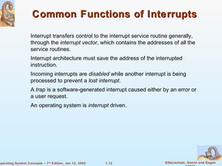Operating system concepts | PPT