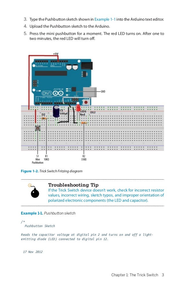 Arduino Ch 1 The Trick Switch 