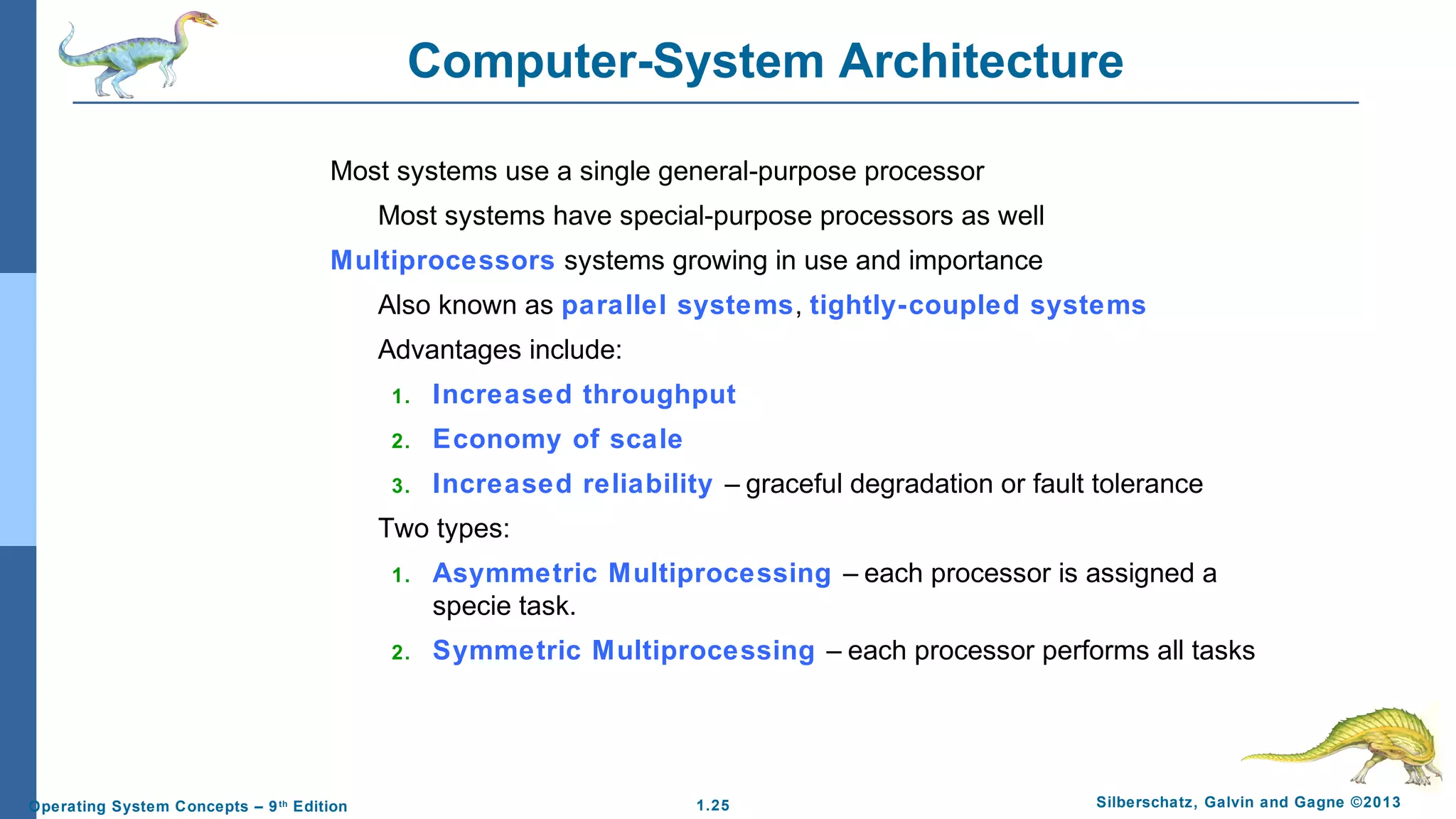 Chapter 1 Introduction To Operating System Ppt Operating Systems Computer Software And