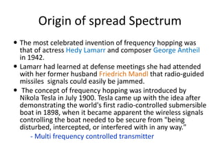 Introduction to spred spectrum and CDMA | PPTX
