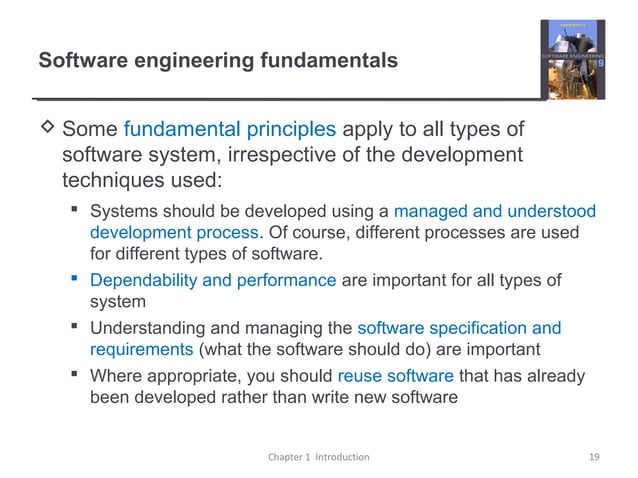 Ian Sommerville, Software Engineering, 9th Edition Ch1 | PPT ...