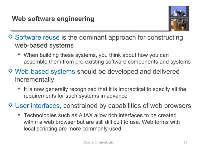 Ian Sommerville, Software Engineering, 9th Edition Ch1 | PPT ...