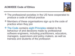 Ian Sommerville, Software Engineering, 9th Edition Ch1 | PPT